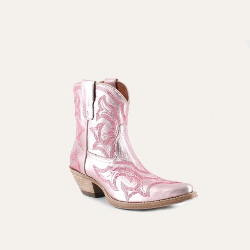 Buck & Brana Regina Leather Cowgirl Boots - Classic Western Elegance ...