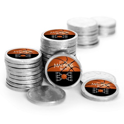 100ct Basketball Party Favors Hershey's Kisses Candy Let The Madness ...