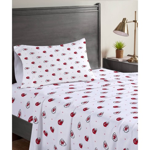Nfl Kansas City Chiefs Small X Twin Sheet Set - 3pc : Target