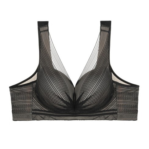 Agnes Orinda Women Full Coverage Soft Cup Lace Wireless Bras Lingerie ...