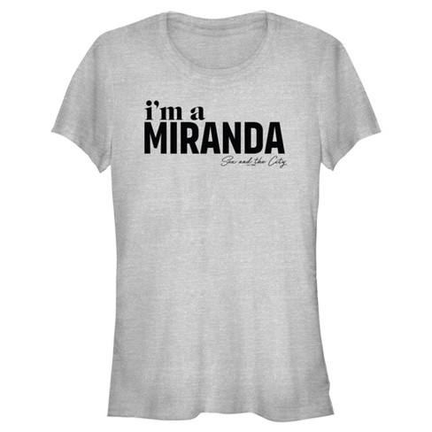 Junior's Women Sex And The City I'm A Miranda Text T-shirt : Target