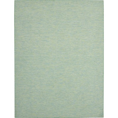 Nourison Positano Pos01 Indoor/outdoor Area Rug - Aqua 7' X 10' : Target