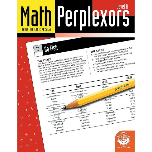 Mindware Math Perplexors: Level A - Brainteasers - 50 Puzzles : Target