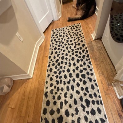 Daffodil Leopard Print Woven Rug - Threshold™ : Target