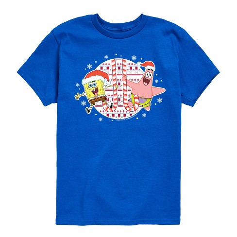 Spongebob Squarepants Spongebob Patrick Candy Canes Short Sleeve ...
