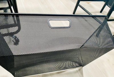 Metal Storage Cart With Mesh Drawer And Wood Top - Brightroom™ : Target