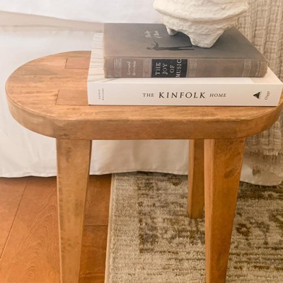 Woodland Carved Wood Accent Table Brown - Threshold™ : Target