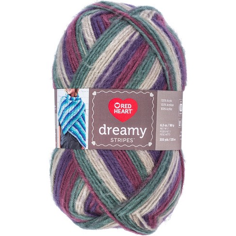 Red Heart Dreamy Stripes Yarn : Target