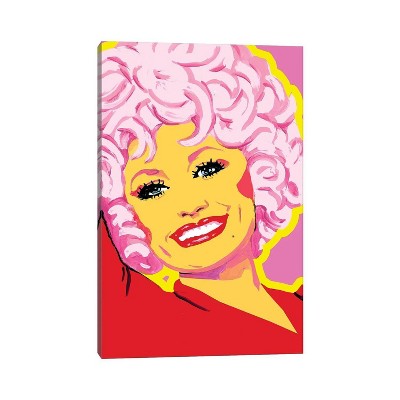26" X 18" X 1.5" Dolly Parton By Corey Plumlee Canvas Art - Icanvas ...