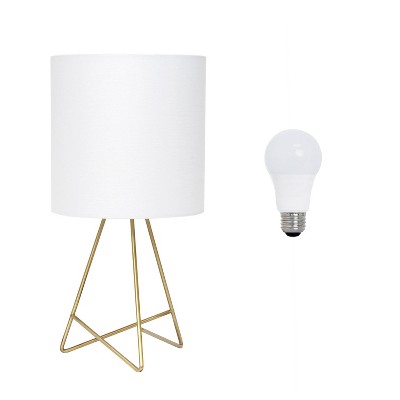 Simple Designs 14" Down To The Wire Table Lamp (includes Led Light Bulb ...