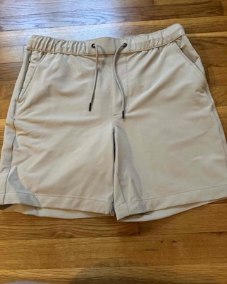 Men's 7" Regular Fit Tech Pull-on Shorts - Goodfellow & Co™ Light Taupe ...