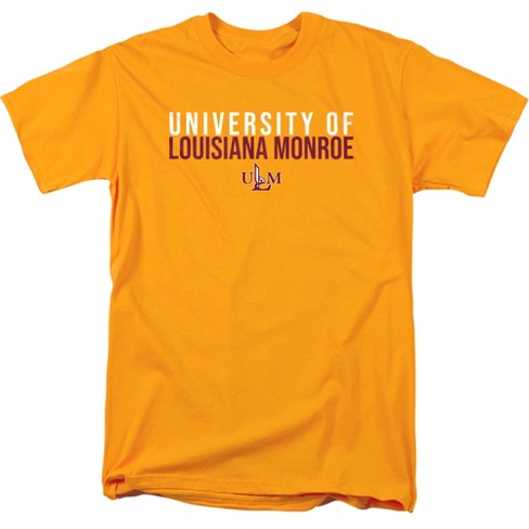 Campus Lab University Of Louisiana Monroe Official Stacked Adult T ...