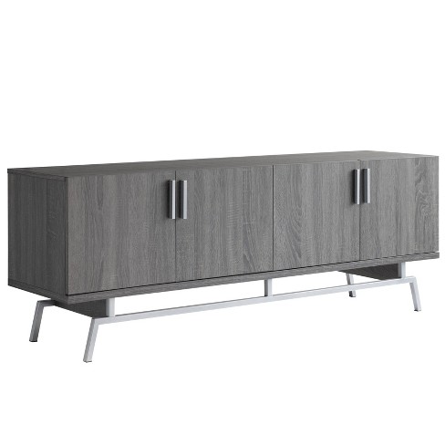 Micke Storage Tv Stand For Tvs Up To 65" Distressed Gray - Mibasics ...