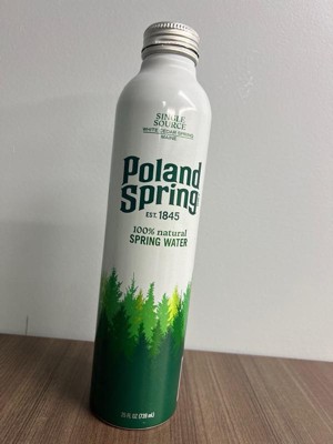 Poland Spring Aluminum Bottle Spring Water - 12pk/25 fl oz Bottles : Target