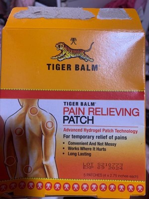 Tiger Balm Pain Relieving Patch - 5ct : Target