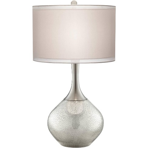 Possini Euro Design Swift Modern Table Lamp 30 1/2" Tall Mercury Glass ...