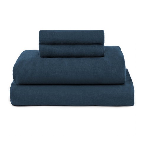 100% French Linen Sheet Set - Queen - Baltic | Bokser Home : Target