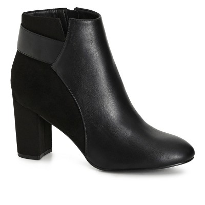 City Chic | Women's Wide Fit Jax Ankle Boot - Black - 13w : Target
