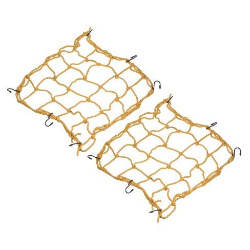 Unique Bargains Rubber Rope Cover Cargo Luggage Tie-down Net With 6 ...