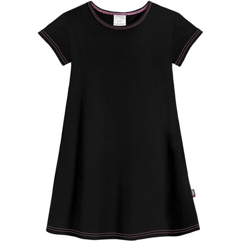 City Threads Usa-made Cotton Soft Knit Jersey Girls Cap Sleeve Dress ...