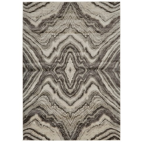 Katari Transitional Abstract Gray/ivory/tan Area Rug : Target