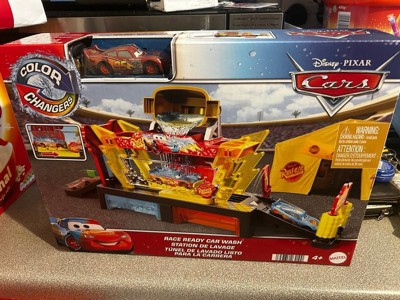 Disney And Pixar Cars Color Changer Race Ready Car Wash Playset & Color ...