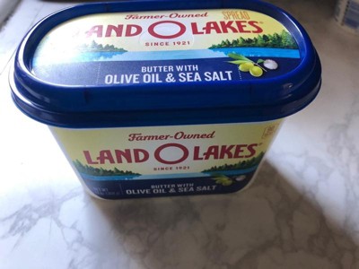 Land O Lakes Butter With Olive Oil & Sea Salt - 21oz : Target