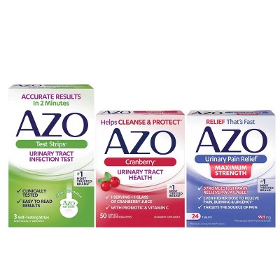 Azo Maximum Strength Urinary Pain Relief, Uti Pain Reliever - 24ct : Target