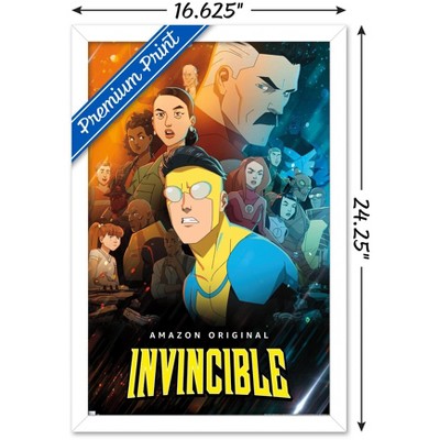 Trends International Invincible - Group One Sheet Framed Wall Poster Prints White Framed Version ...