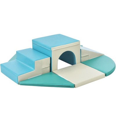 New Bounce Soft Play Set For Kids - Foam Climbing Toy Blocks/tunnel Gym ...