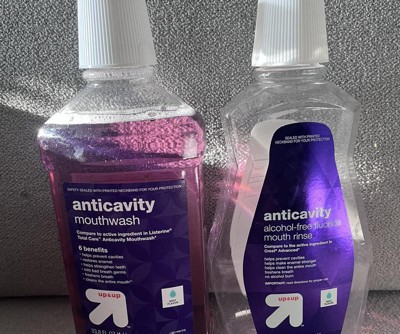 Anticavity Fluoride Mouth Rinse - Eucalyptus Mint - 33.8 Fl Oz - Up&up ...