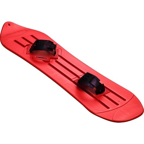 Slippery Racer Kids Snowboard, Plastic-red : Target