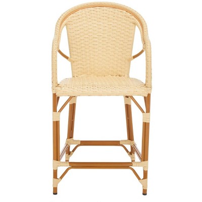 California Counter Stool With Arm - Natural - Safavieh : Target