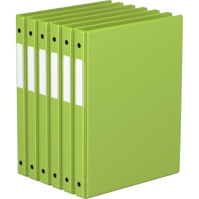 Davis Group 6pk 5/8" Premium Economy Round Ring Binders Turquoise Blue ...