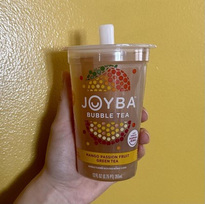 Joyba Mango Passion Fruit Green Bubble Tea - 4pk/12 Fl Oz Cups : Target