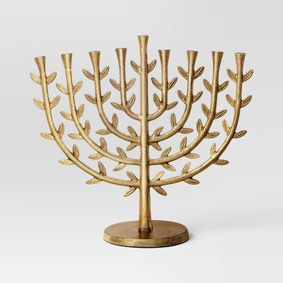 Classic Touch Gold Brass Menorah : Target