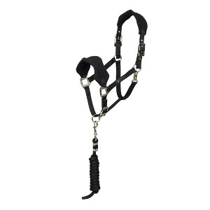Shires Arma Fleece Padded Headcollar and Matching Lead Rope Set - Soft ...