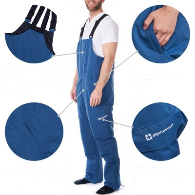 Alpine Swiss Mens Insulated Snow Bib Overalls Waterproof Winter Ski ...