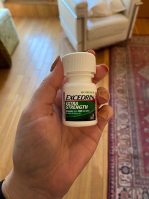 Excedrin Extra Strength Pain Reliever Caplets - Acetaminophen/aspirin ...