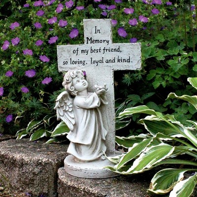 Design Toscano Dog Memorial Angel Pet Statue : Target