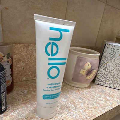 Hello Antiplaque And Whitening Fluoride-free Toothpaste , Sls Free And ...