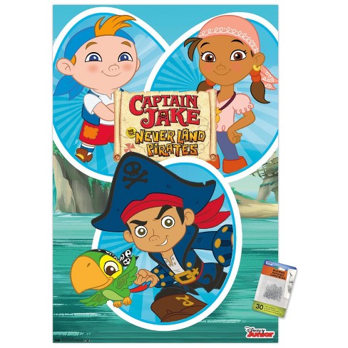 Trends International Disney Captain Jake - Group Unframed Wall Poster ...