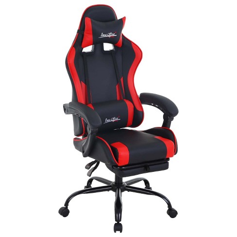 Fdw Gaming Chair Racing Desk Chair With Footrest Lumbar Support ...