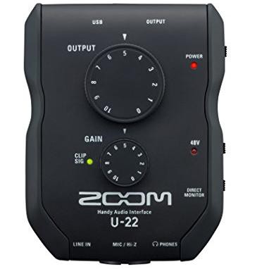 Zoom U-22 Handy Audio Interface, 2-channel Portable Usb Audio Interface ...