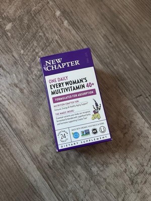 New Chapter Women's Multivitamin 40+ For Energy, Healthy Aging + Immune ...