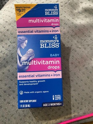 Mommy's Bliss Baby Multivitamin + Iron - 1 Fl Oz : Target