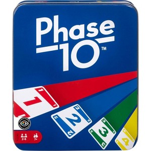 Mattel Games Phase 10 Card Game with 108 Cards, Color Blind Accessible ...