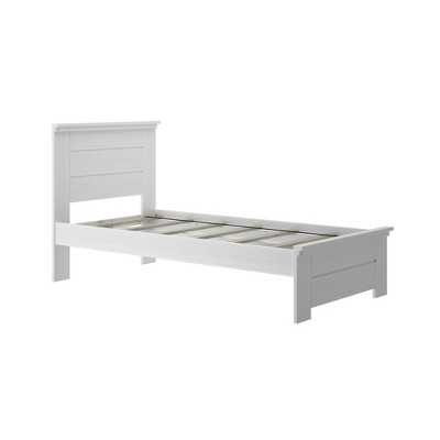 Plank+beam Modern Farmhouse Queen Panel Bed, White Wash : Target