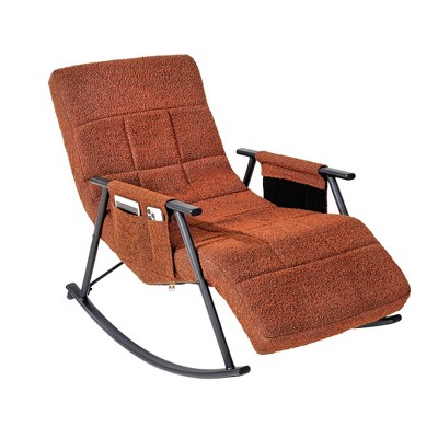 Nicbex Accent Chair Glider Rocking Chair Upholstery Rocking Chair With ...