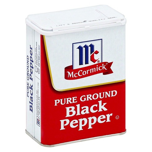 McCormick Pure Ground Black Pepper - 3oz : Target